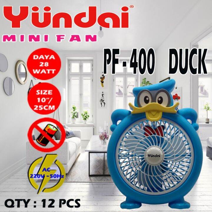KIPAS ANGIN KARAKTER DONALD DUCK YUNDAI PF-400 / PF400 ( 10 Inch ) | Lazada Indonesia