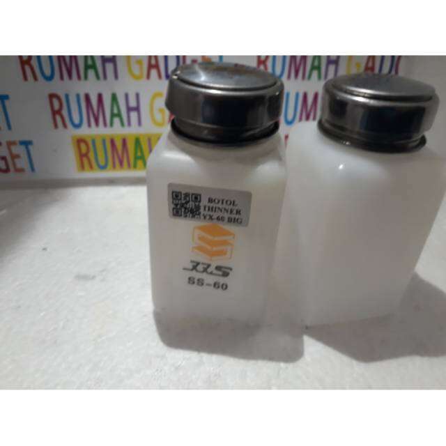BOTOL TINNER TEMPAT TINNER ALAT SERVIS KECIL JINYAN DAN BESAR SS60 SS ...