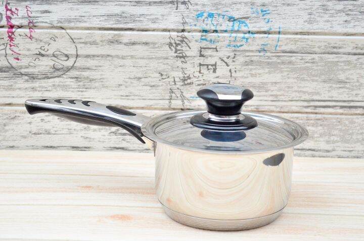 Stainless Steel 5ply capsule bottom cooking sauce pan cookware | Lazada