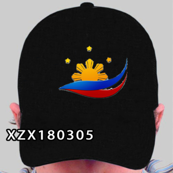 Philippine flag logo Black baseball cap Mesh hat Multi style 15 | Lazada PH