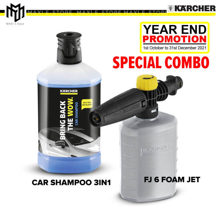 [SPECIAL COMBO] Car Shampoo 3-in-1 RM 610 62957500 + FJ6 Foam Jet ...