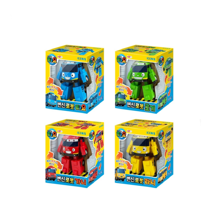 Tayo New Transformation Robot 4 Set | Lazada PH