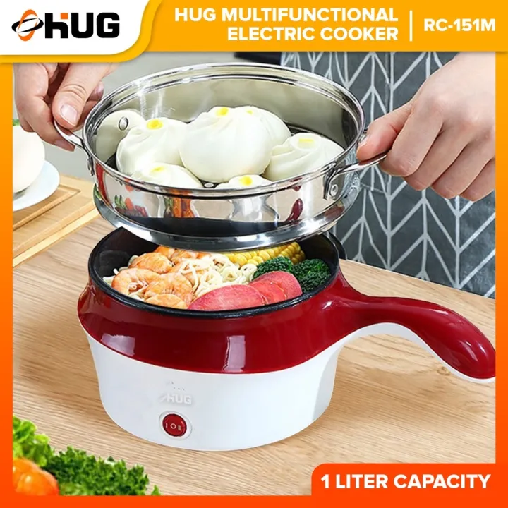 Hug Multifunctional Non-Stick Electric Steamer Rice Cooker Frying Pan ...