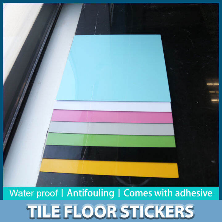 Floor Sticker SXP solid color floor sticker Self Adhesive Waterproof ...