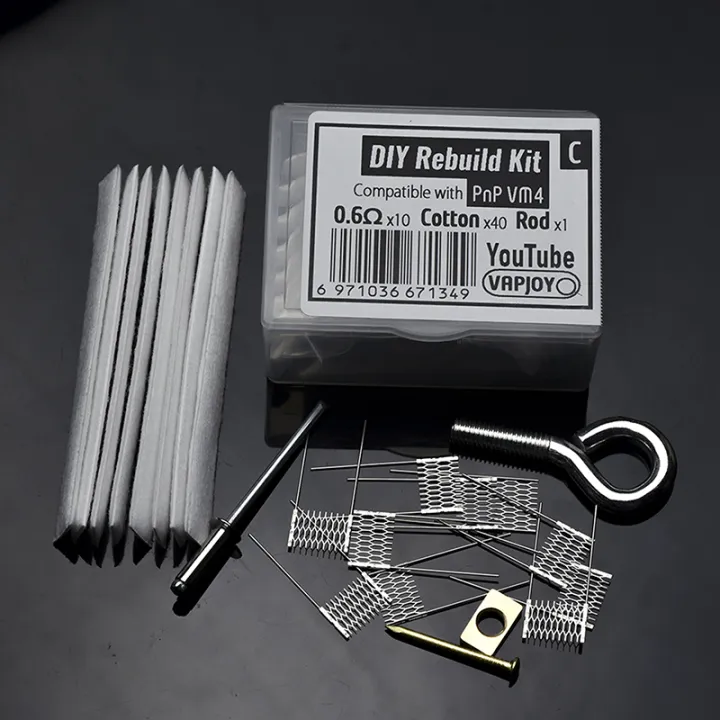 Digital Circuits💕DIY Rebuild Kit DRK VM4 C 0.6ohm Mesh Coil Resistance ...