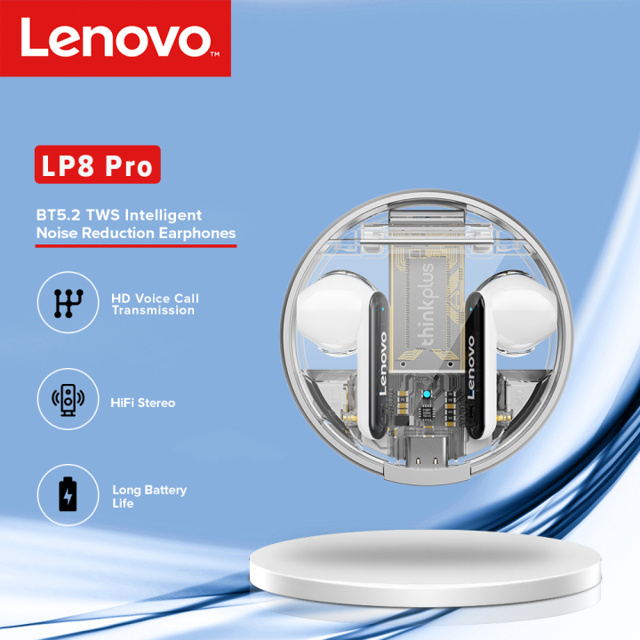 Lenovo Thinkplus LP8 Pro Wireless Earbuds BT5.2 TWS Bluetooth Earphones With Microphone HIFI ...