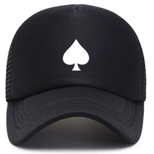 HIGH QUALITY SPADE PLAYING CARDS CARD BARAHA Mesh Cap Net Cap Trucker ...