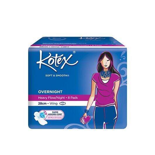 KOTEX SS OVERNIGHT HEAVY FLOW 28CM 7PCS | Lazada