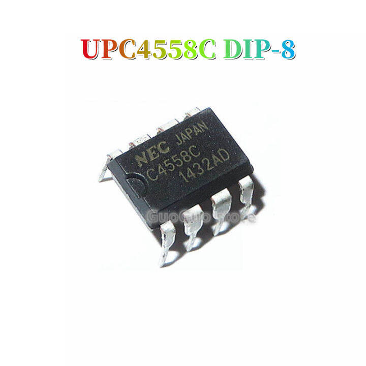 5ชิ้นจุ่ม UPC4558C-8 UPC4558 C4558C C4558 4558C จุ่ม-8 Op Amp IC คู่ใหม่เดิม | Lazada.co.th
