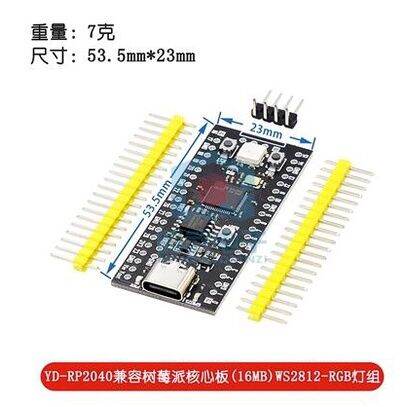 YD-RP2040 Raspberry Pie Core Board Compatible with RP2 Raspberry Pi Pico Micropython | Lazada PH