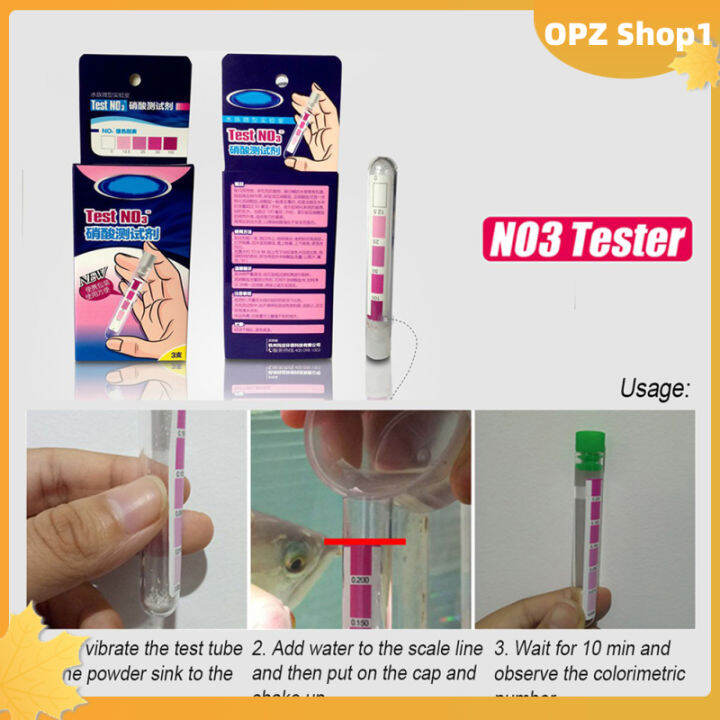 【🔥OPZ🔥】Aquarium Fish Tank PH NO2 NO3 Water Quality Test Kit | Lazada PH