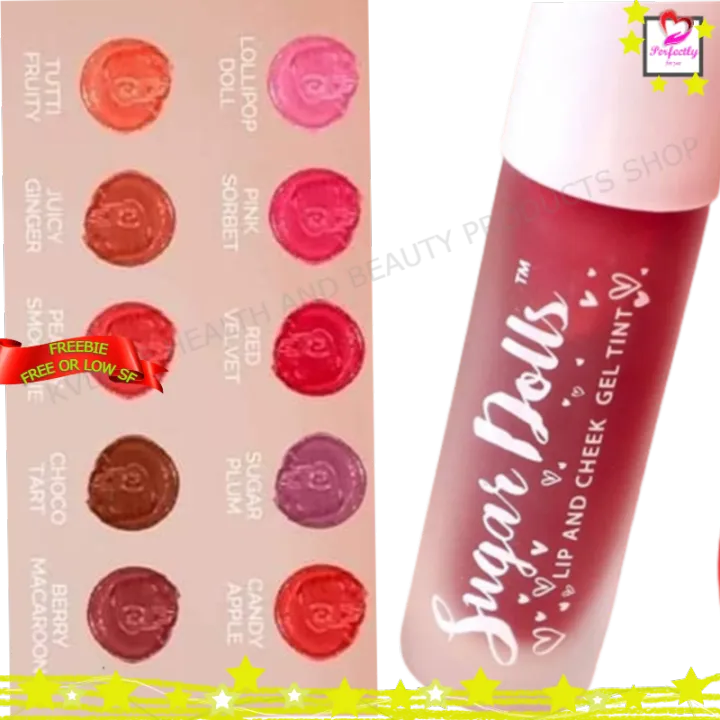 Sugar dolls lip and cheek tint (Lollipop Doll, Choco Tart, Peachy Smoothie, Candy Apple, Tutti ...