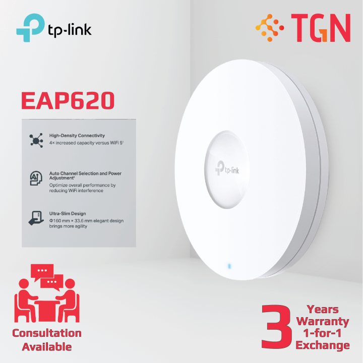 TP-Link EAP620 HD V3 - AX1800 Ceiling Mount WiFi 6 Access Point ...
