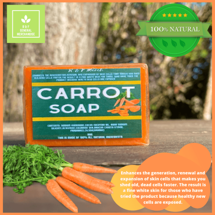 Carrot Soap Regeneration,Renewal and expansion of skin cells that makes ...
