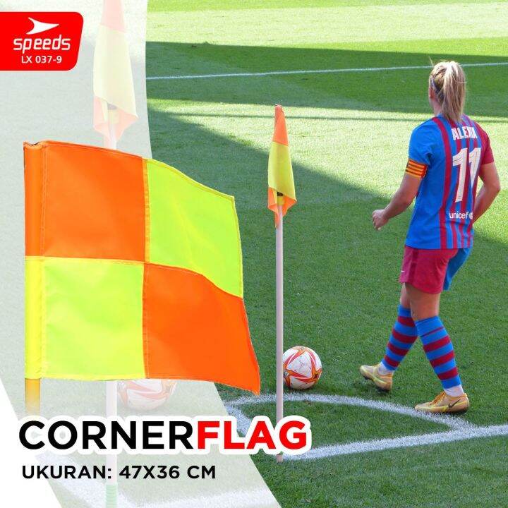 SPEEDS Bendera Sudut Lapangan Olahraga Sepak Bola Corner Flag Soccer ...