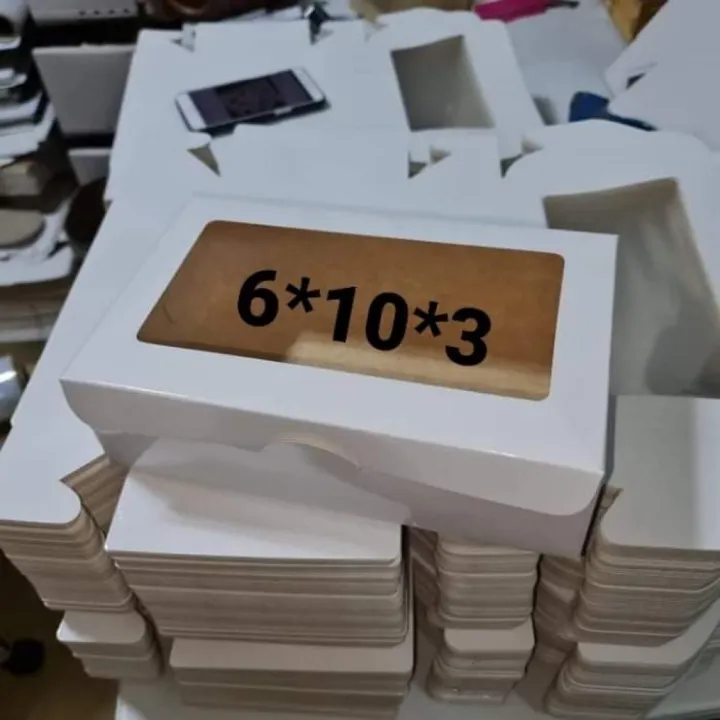 Cake Box and Pastry Box - 6x10x3 (Donut Box X 12) / 10 or 20 pcs per ...