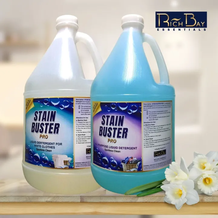 durable Stain Buster Pro Liquid Detergent Spotless Clean 1 Gallon ...