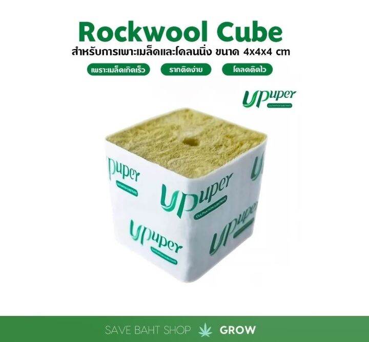 พร้อมส่ง ร็อควูล Rockwool Cubes material culture asbestos planting ...