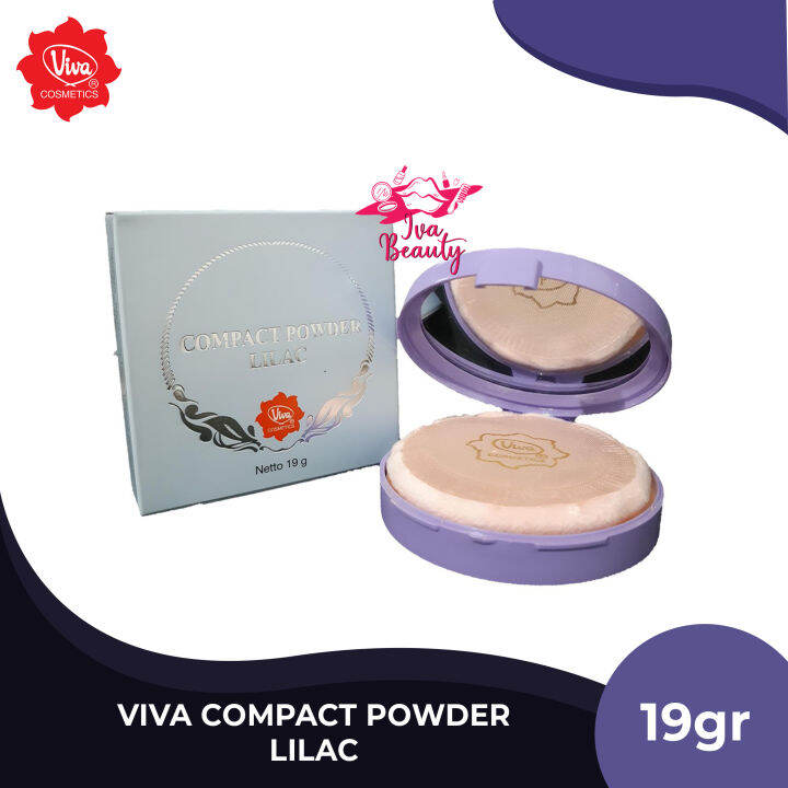 Viva Compact Powder Lilac Bedak Padat 19g | Lazada Indonesia