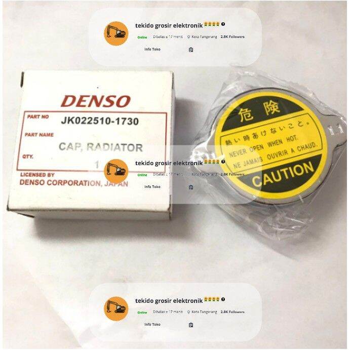 Tutup radiator hino lohan / tutup radiator hino FM260ti merk Denso ...