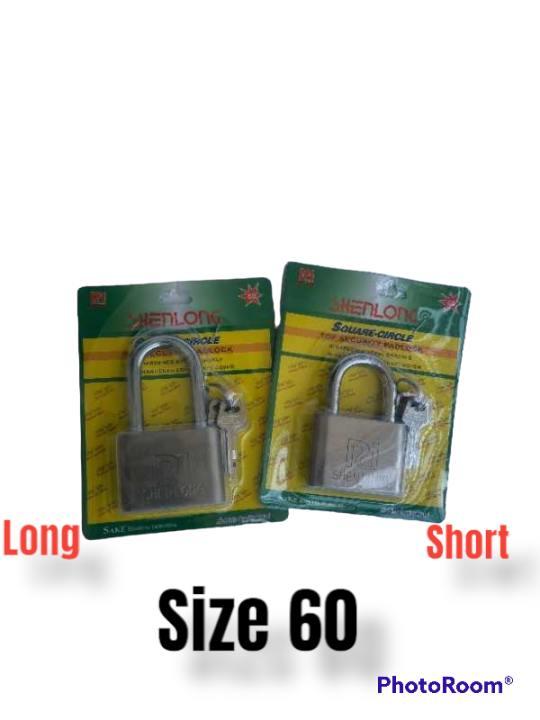 SHENLONG square-circle Stainless Padlock | Lazada PH