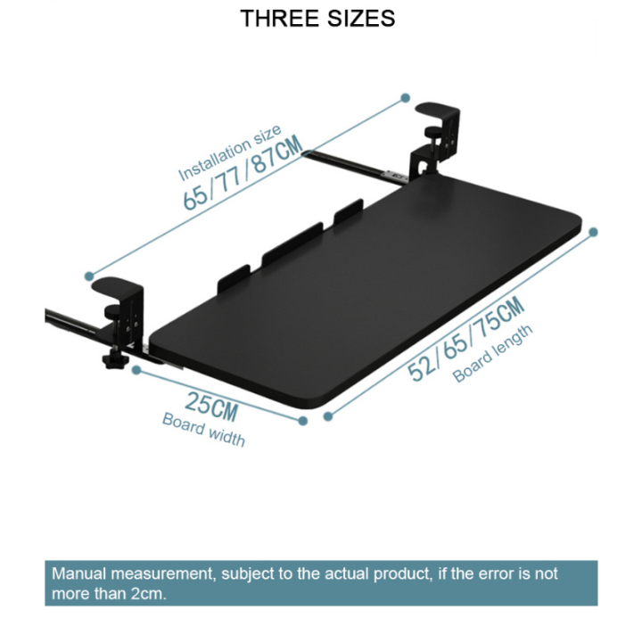 Computer Desktop Extension Board Punch-Free Keyboard Wristband Notebook ...