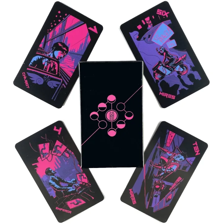 Neon Moon Tarot Deck Fortune Telling Oracle Cards With Pdf Guidebook