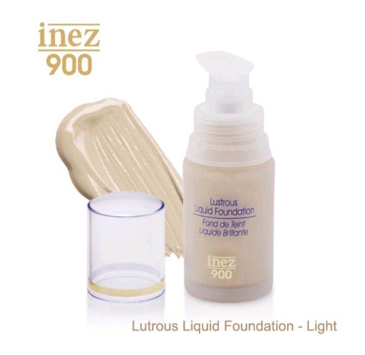 Inez 900 Lustrous Liquid Foundation - 02 Light / Foundation Gold Inez ...
