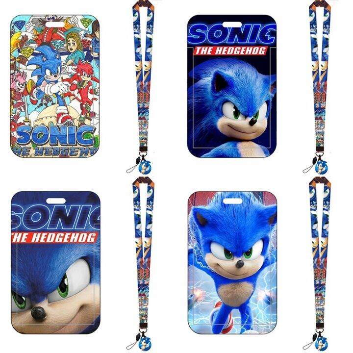 Anime Sonic Lanyard for Student ID Card Holder Office Name Tag Student ...