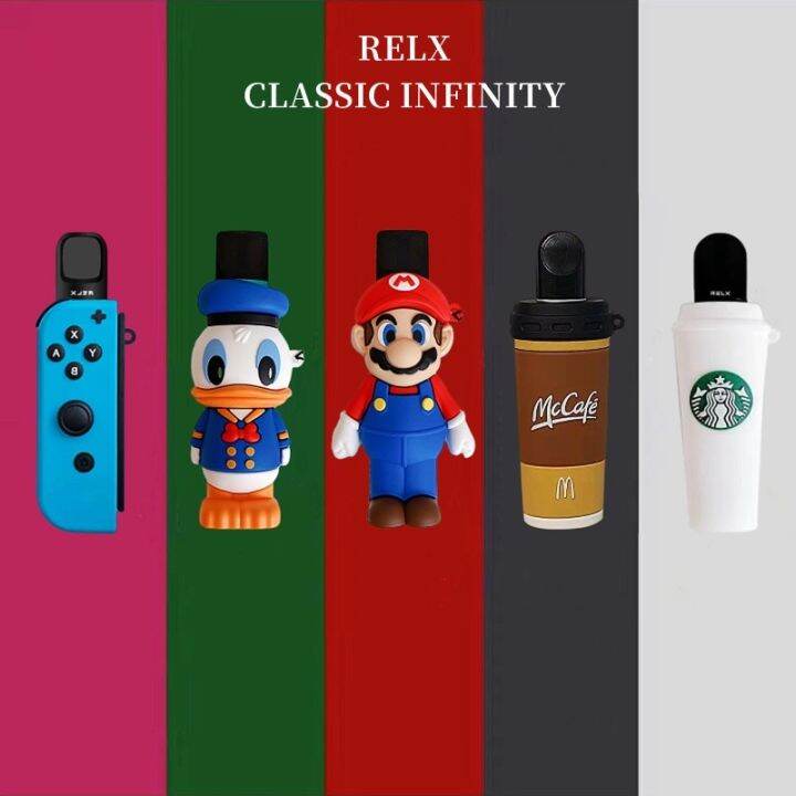 ship today relx classic/shift infinity/phantom case refillable pod ...