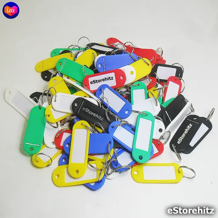 Gantungan Kunci Label Name Tag Warna Warni Kenko Key Ring - ATK ...
