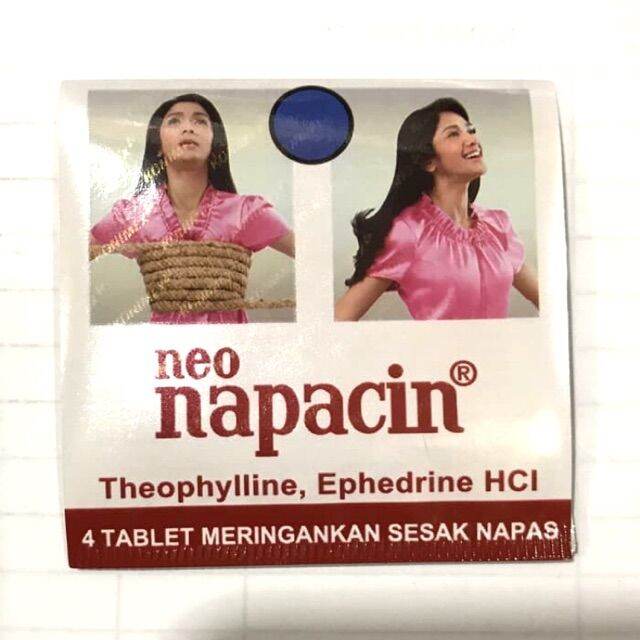 Neo Napacin 1 Strip 4 Tablet Kaplet / Grosir Murah / Obat Sesak Napas ...