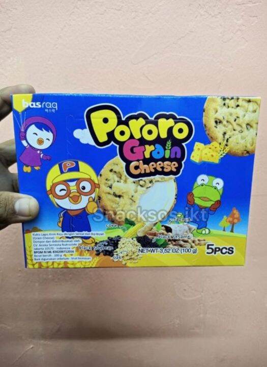 PORORO GRAIN CHEESE BISCUIT KOREA SNACK | Lazada Indonesia