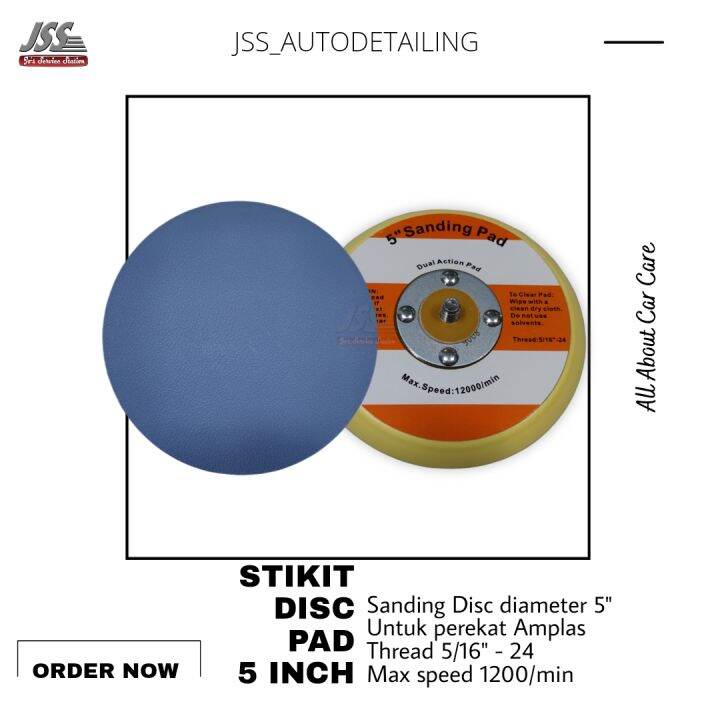 Stikit disc pad 5 inch - sanding pas amplas 5 inch backing plate amplas ...