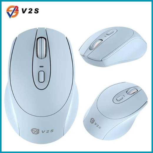 V2S WM201 2.4G Wireless Mouse Battery Operated Mouse for PC/Laptop ...