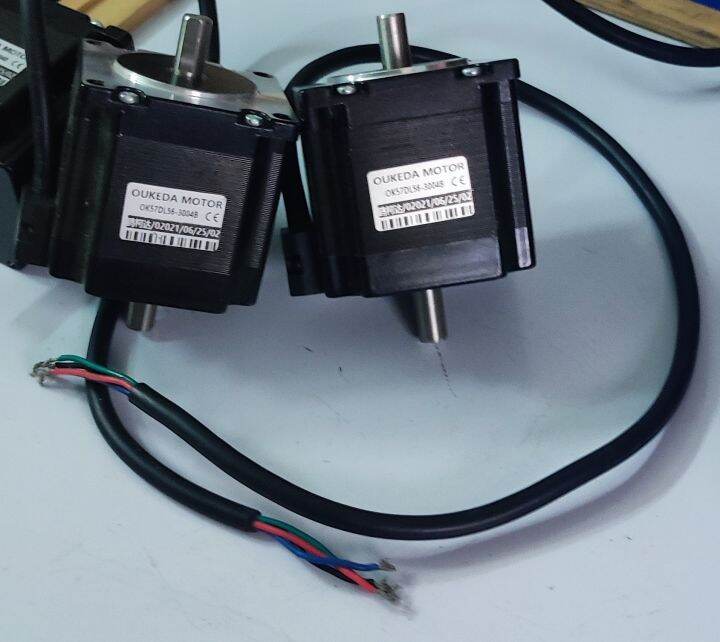 Động cơ bước OUKEDA MOTOR OK57DL56-3004B 2.8A chiều dài 56mm trục 8mm 2 ...