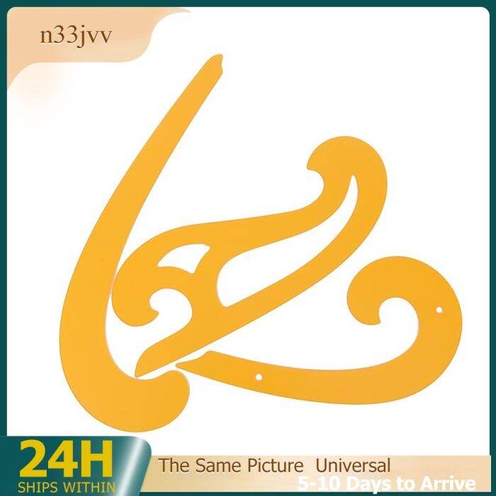 n33jvv 3pc Plastic French Curve Set na Pang-disenyo at Pagguhit ng ...