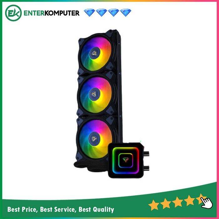 PRIME POLAR 360T V2.0 ARGB Liquid Cooler with Rainbow Effect Pump Head | Lazada Indonesia