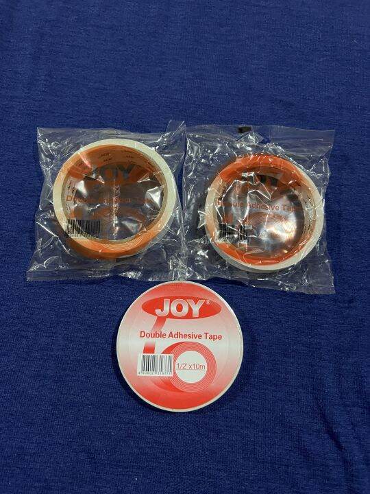 Joy Double Sided Tape (1/2, 3/4, 1 inches) x 10meters | Lazada PH