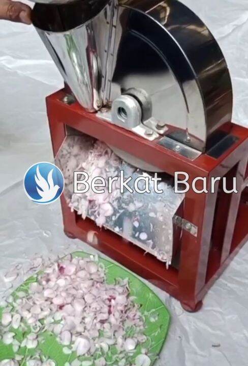 Mesin rajang bawang/Mesin perajang/Alat rajang bawang + corong OVAL ...