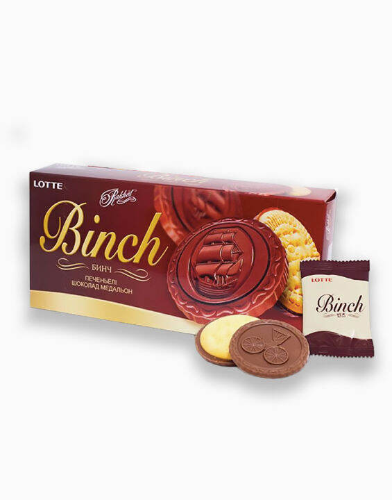 LOTTE BINCH PREMIUM CHOCOLATE BISCUIT 102G | Lazada PH