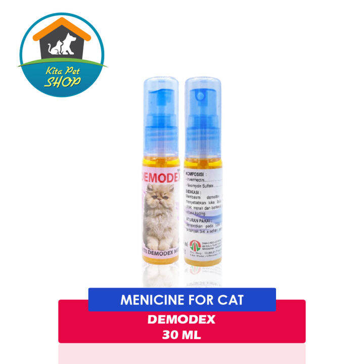 Obat Rabies & Luka Untuk Kucing Demodex 30 ML ( Obat Rabies / Luka ...