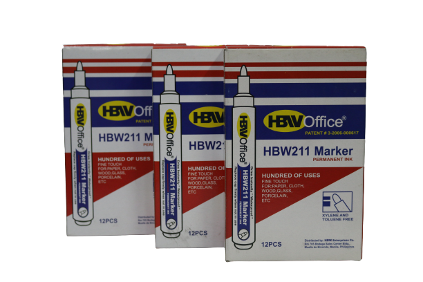 HBW Office 211 Permanent Marker (12 pieces) | Lazada PH
