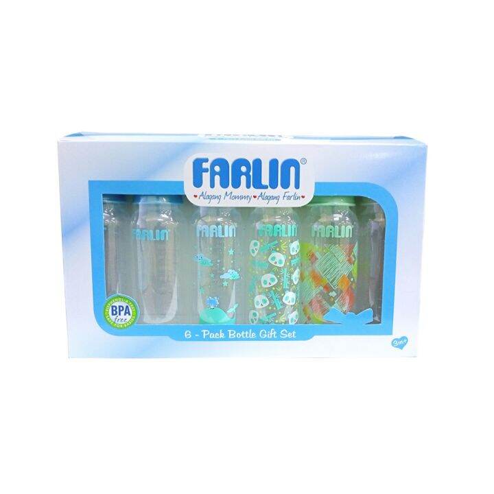 【Hot】 Farlin 6-Pack Feeding Bottle Gift Set 8oz | Lazada PH