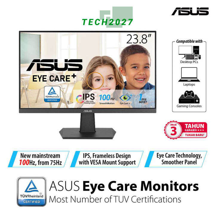 ASUS VA24EHF Eye Care Gaming Monitor – 24-inch (23.8-inch viewable ...