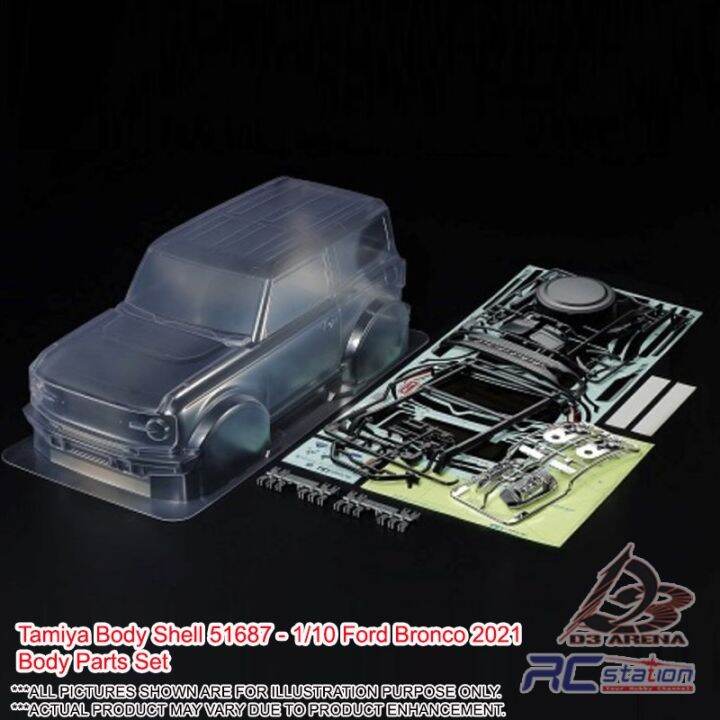 Tamiya 1/10 Body Shell #51687 - Ford Bronco 2021 Body Parts Set | Lazada