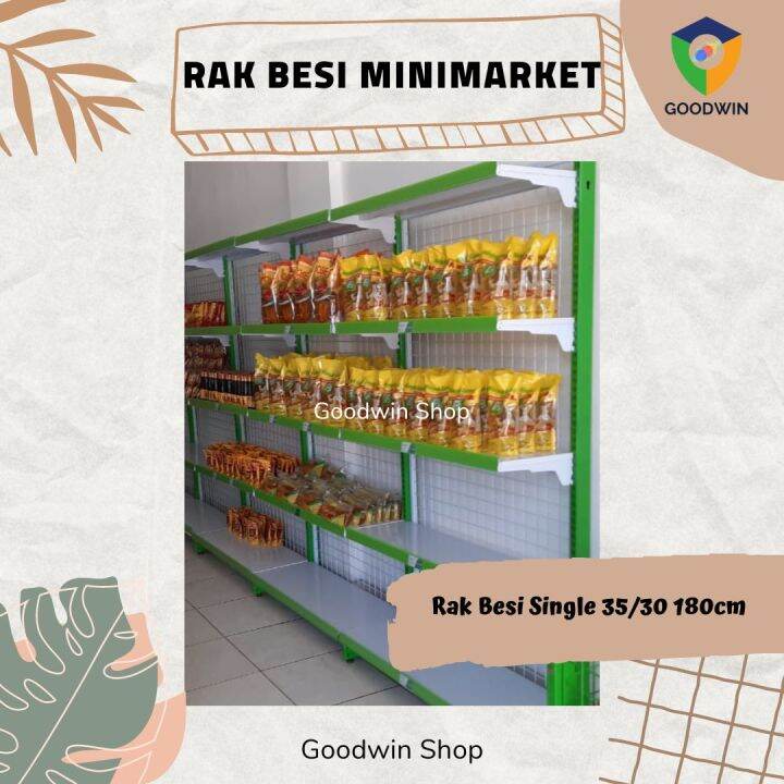 Rak Supermarket.Rak Minimarket.Rak Display.Rak Toko.Rak Besi Single 35/ ...