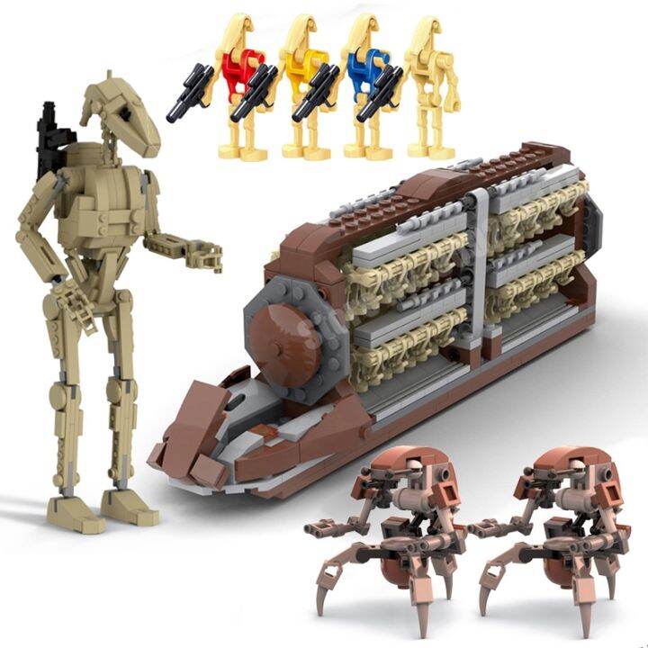 【September】 NEW Star MOC Wars B1 Battle Droid Destroyer Droid Droideka ...