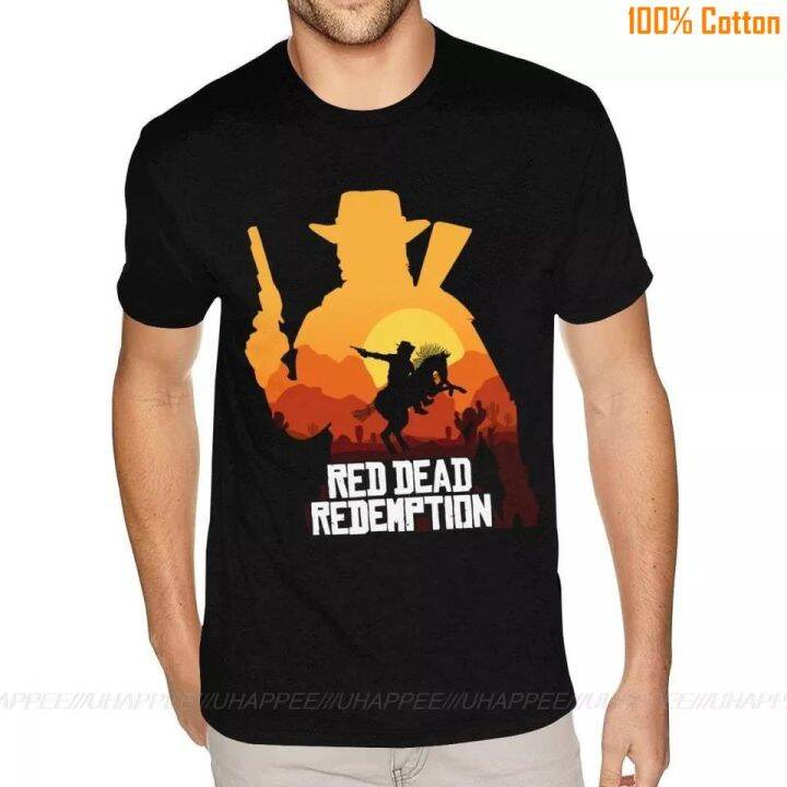 Red Dead Redemption Over Plain Custom Short Sleeve Sport Tee Oversize ...