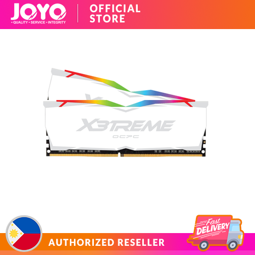 OCPC X3TREME RGB 16GB DDR4-3200MHZ (2 8GB) W/HEATSINK MEMORY KIT (WHITE ...
